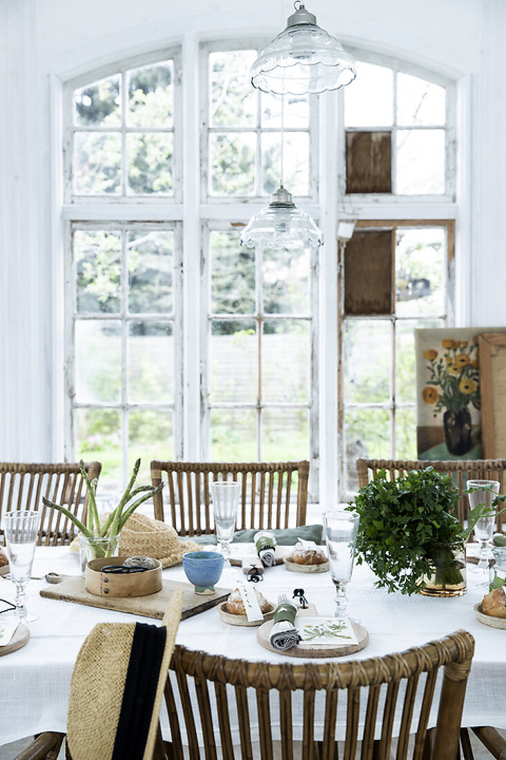 Table settings in the orangery and more – License Features – 12875271 ...
