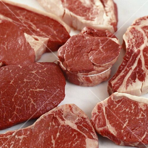 Verschiedene Fleischsorten – Bilder kaufen – 859372 StockFood